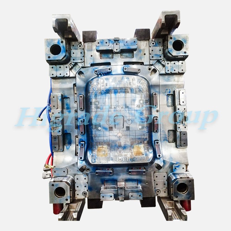 Auto Seat Back Panel with Fabric and Back Injection