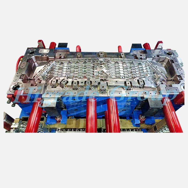 High Gloss Front_Grille_Body Injection Mold with metal powder